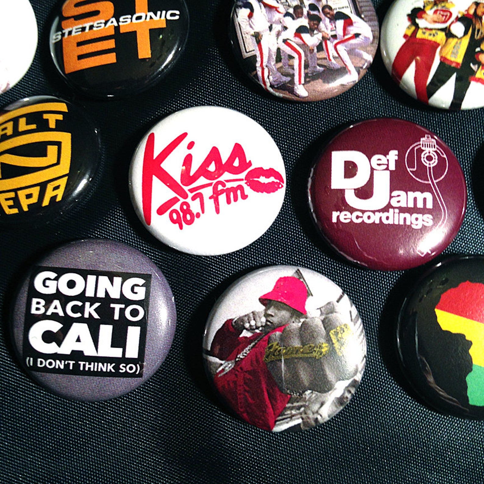 21 Old School Hip Hop 1" Buttons or Magnets - FREE Shipping! - Run-dmc ...