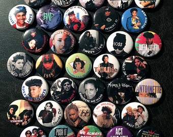 12 Golden Era Hip Hop 1 Buttons or Magnets FREE | Etsy