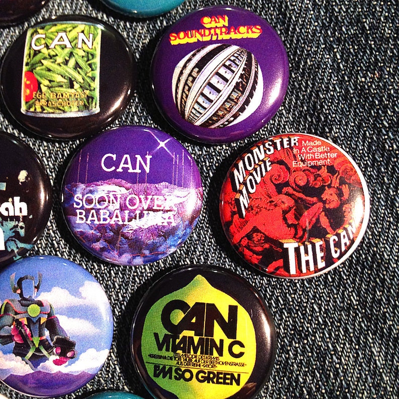 14 Can 1 Buttons or Magnets FREE SHIPPING Krautrock | Etsy