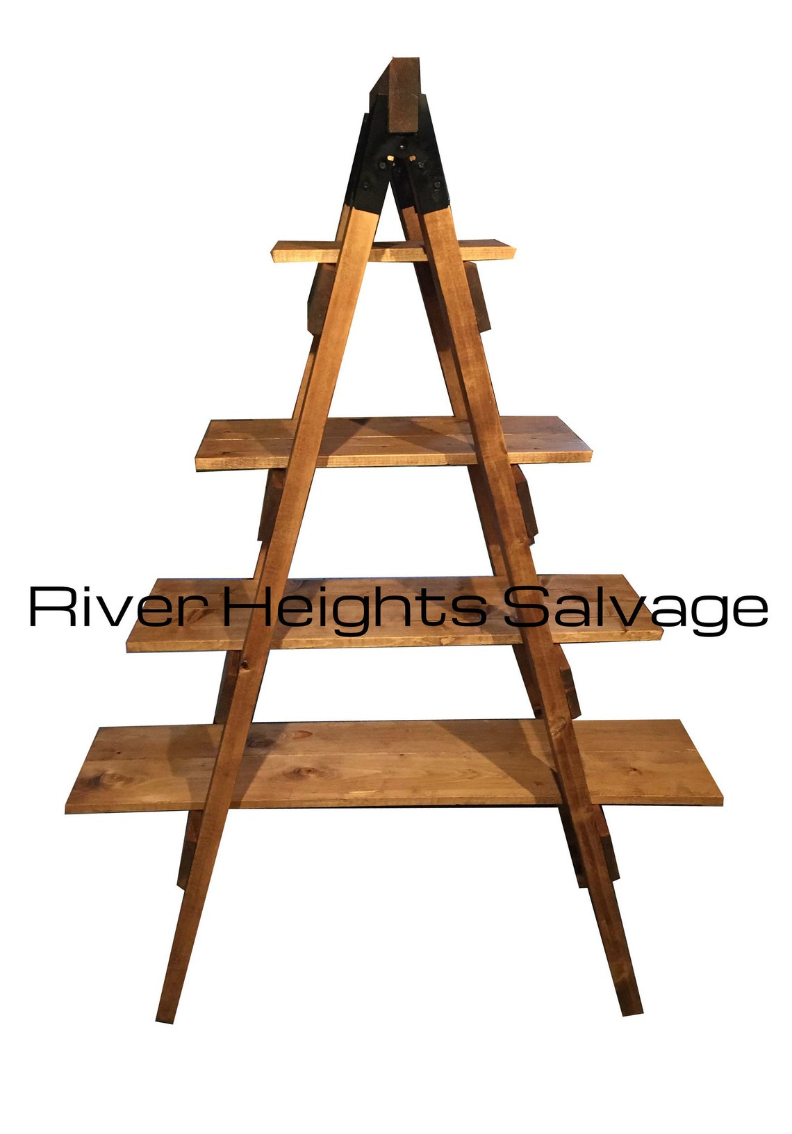 Ladder Bookcase Bookshelf Ladder Bookshelf Rustic Handmade - Etsy