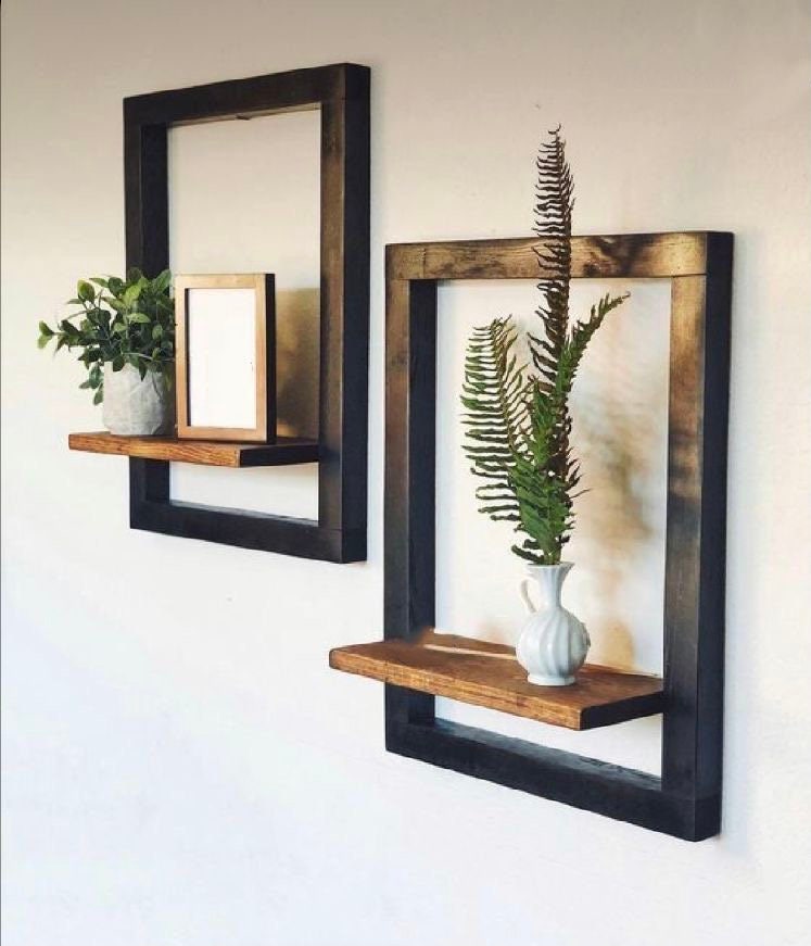 One Floating Shelf Modern Shelf Picture Frame Shelf Floating Shelf ...