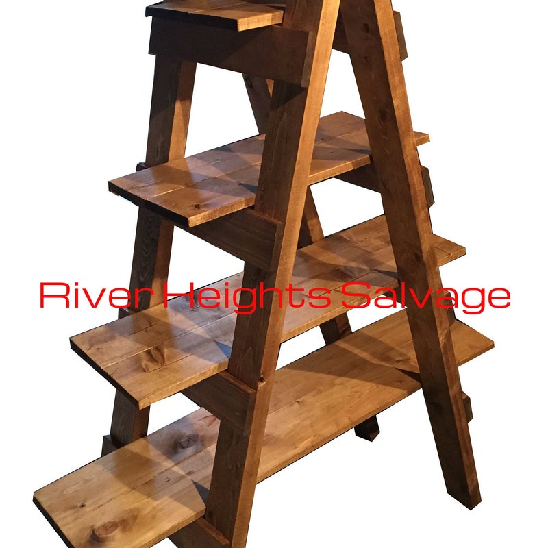 Wooden Ladder Shelf - Etsy