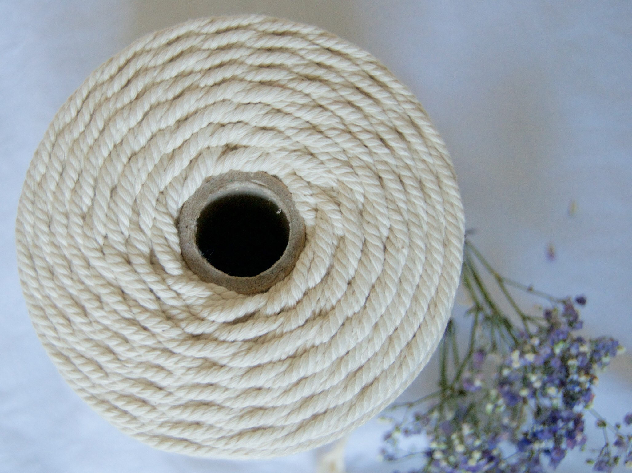 3mm x 240m Twisted Cotton Cord / Macrame Cord / Cotton Rope | Etsy