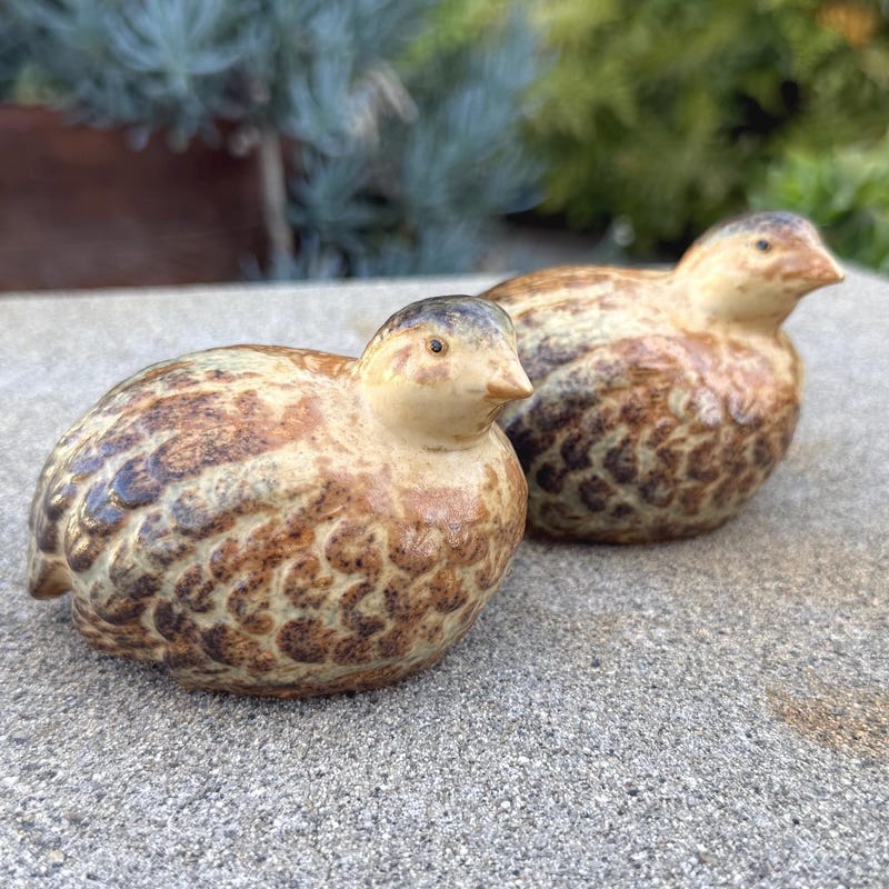 Ceramic Quail - Etsy
