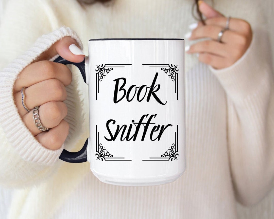 Book Sniffer Mug Bookish Merch Booktok Funny Book Lover Merch Smut ...