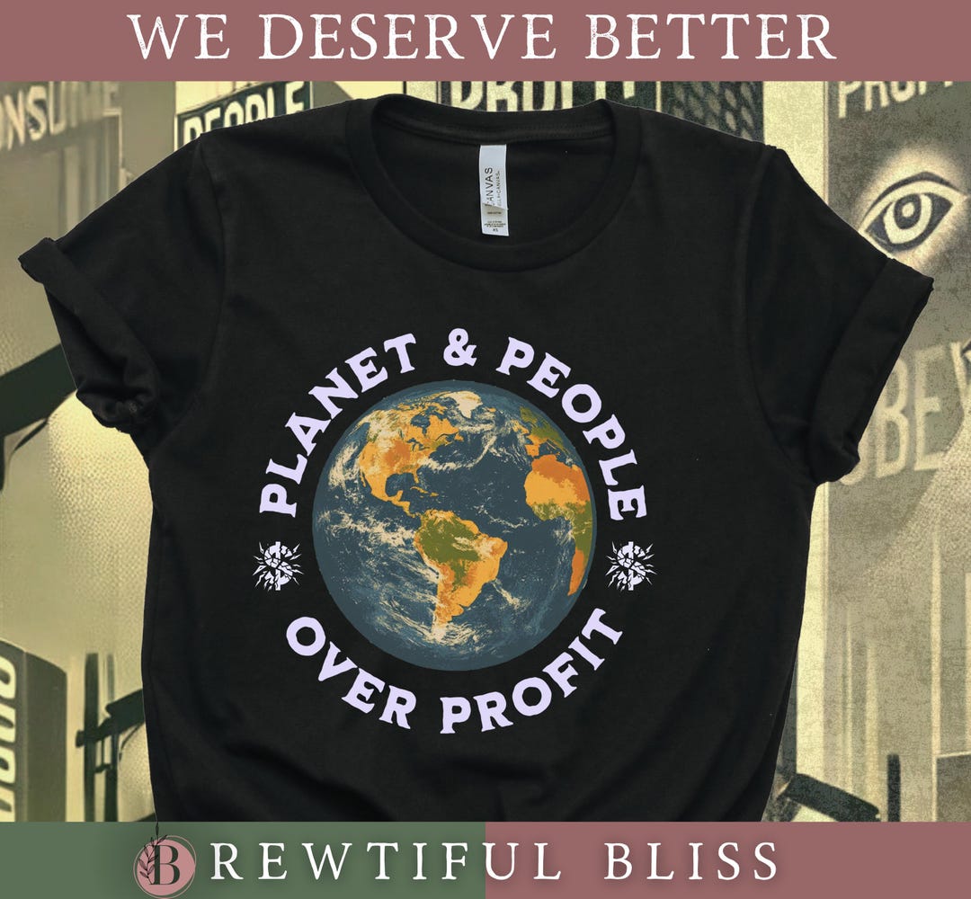 Earth Day Shirt, Earth Day Everyday, People Over Profit, Planet Over ...