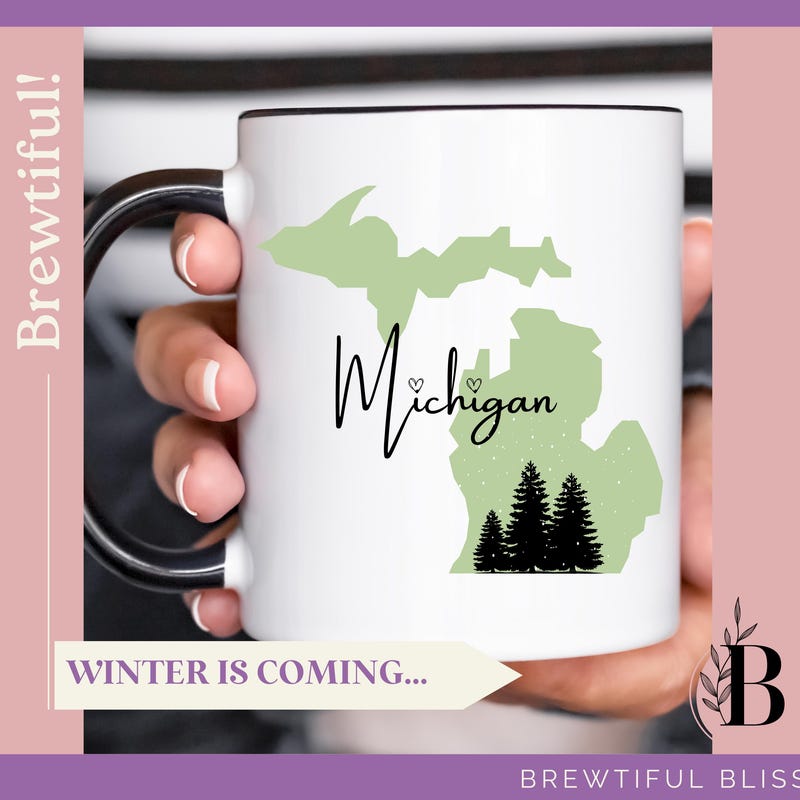 Michigan Mug - Etsy