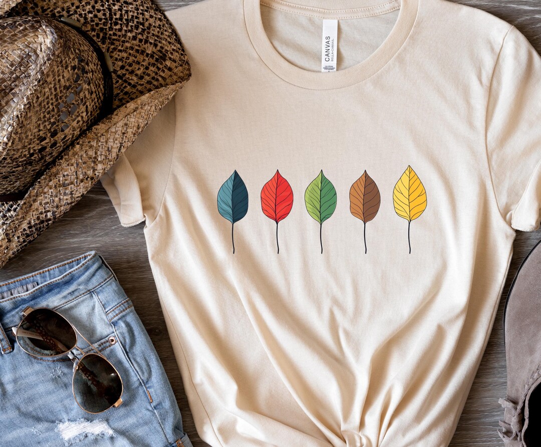 Minimalist Fall Shirt, Leaf Tee, Fall Lover, Fall Vibes, Modern Fall ...
