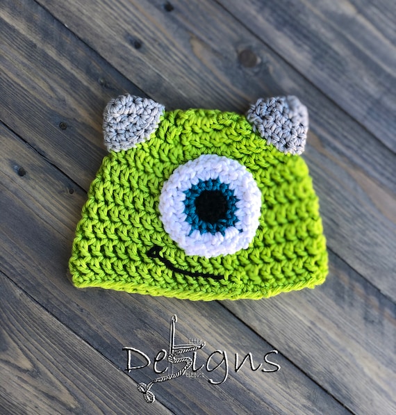 Crochet Monsters Inc Hat
