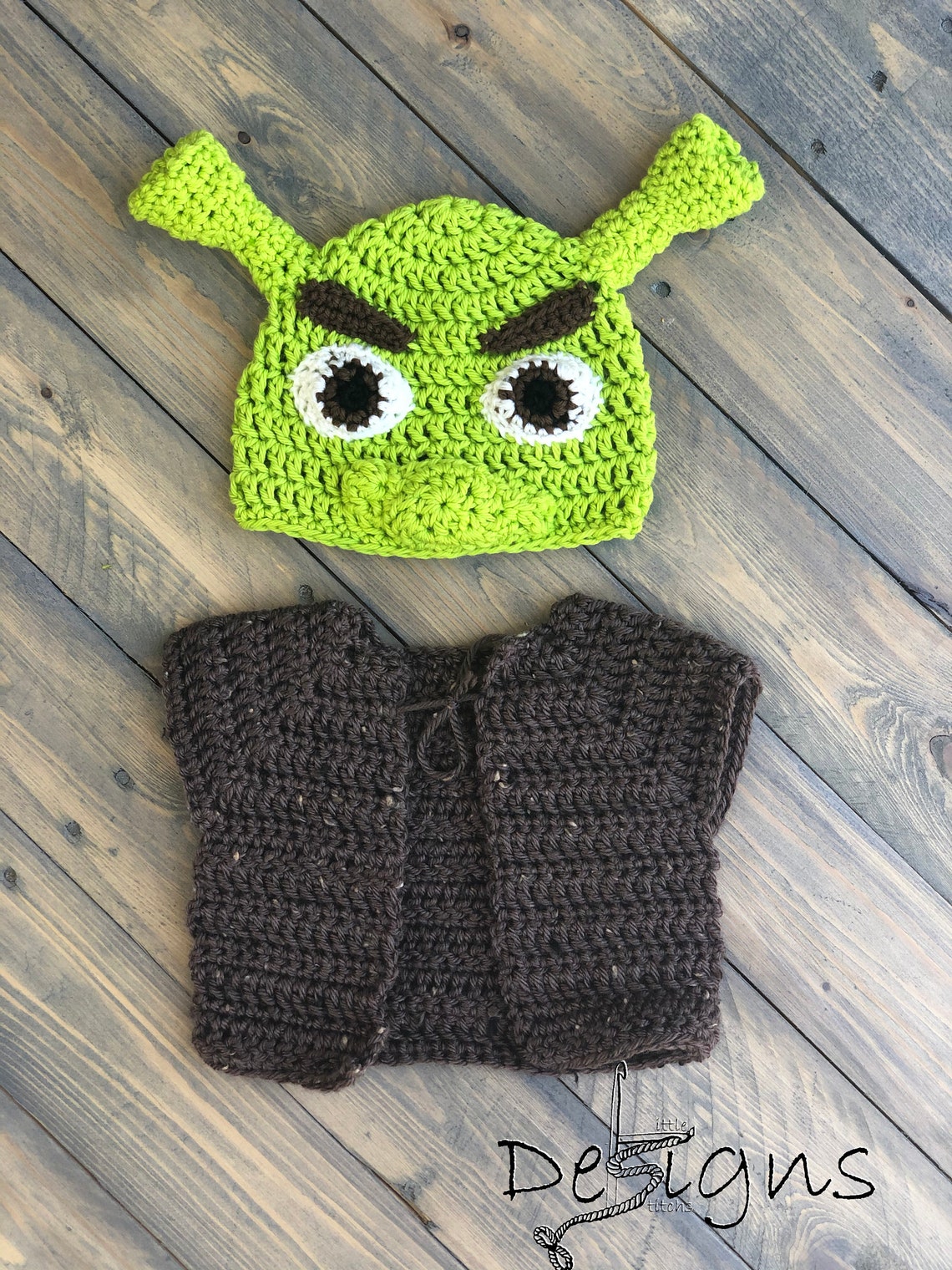 Newborn Shrek Inspired/baby Shrek Outfit/baby Oger/baby | Etsy