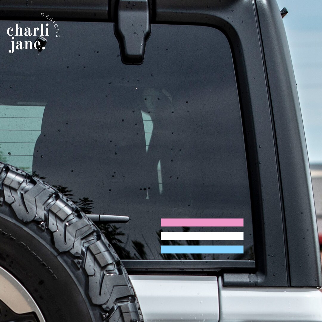 Trans Pride Stripes Decal Transgender Rights Trans Ally - Etsy