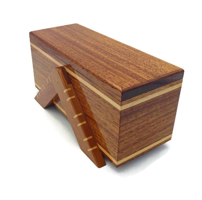 Walnut Jewelry Box With Keyed Miter Legs - Etsy