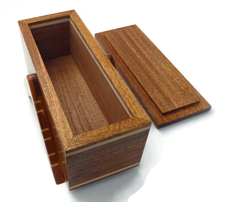 Walnut Jewelry Box With Keyed Miter Legs - Etsy