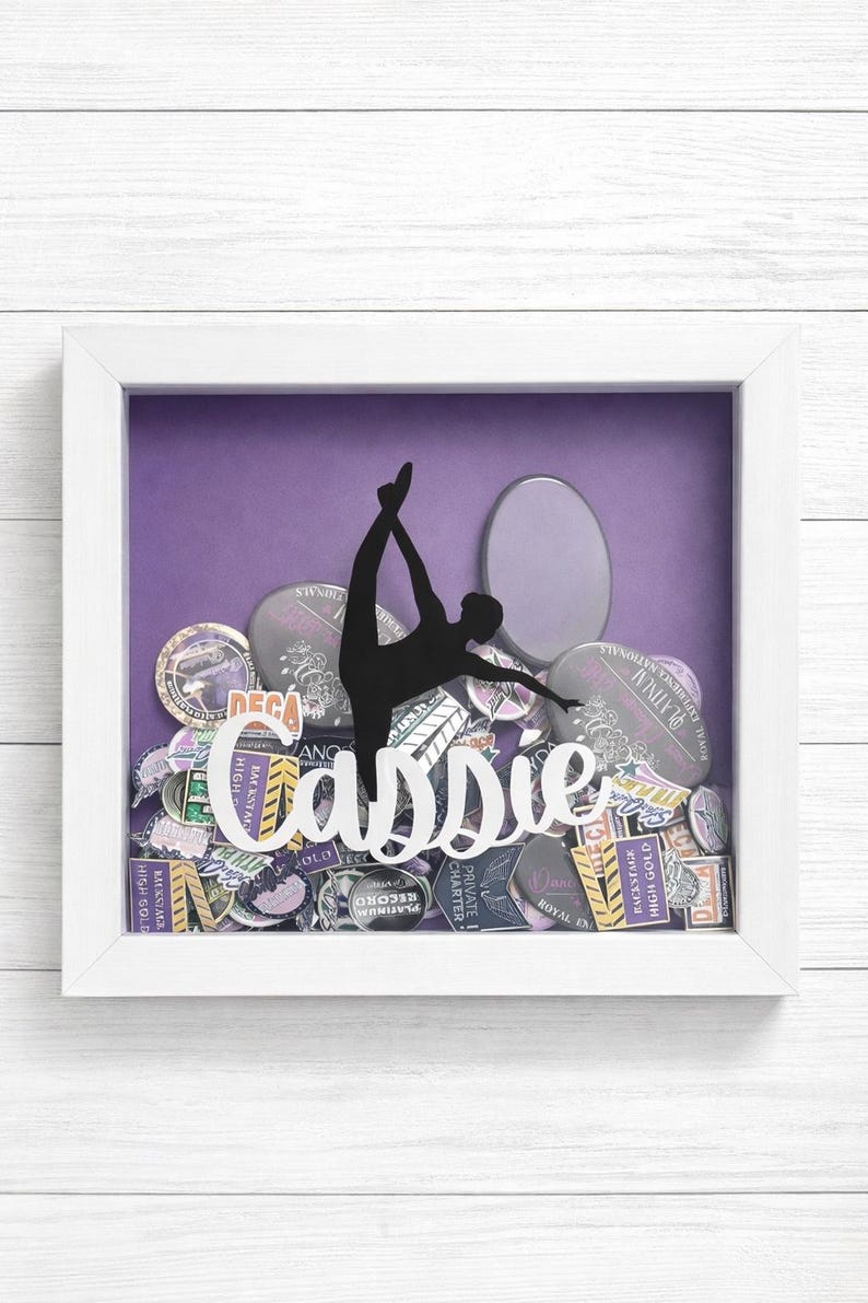 Dance Competition Pin Shadow Box - Etsy