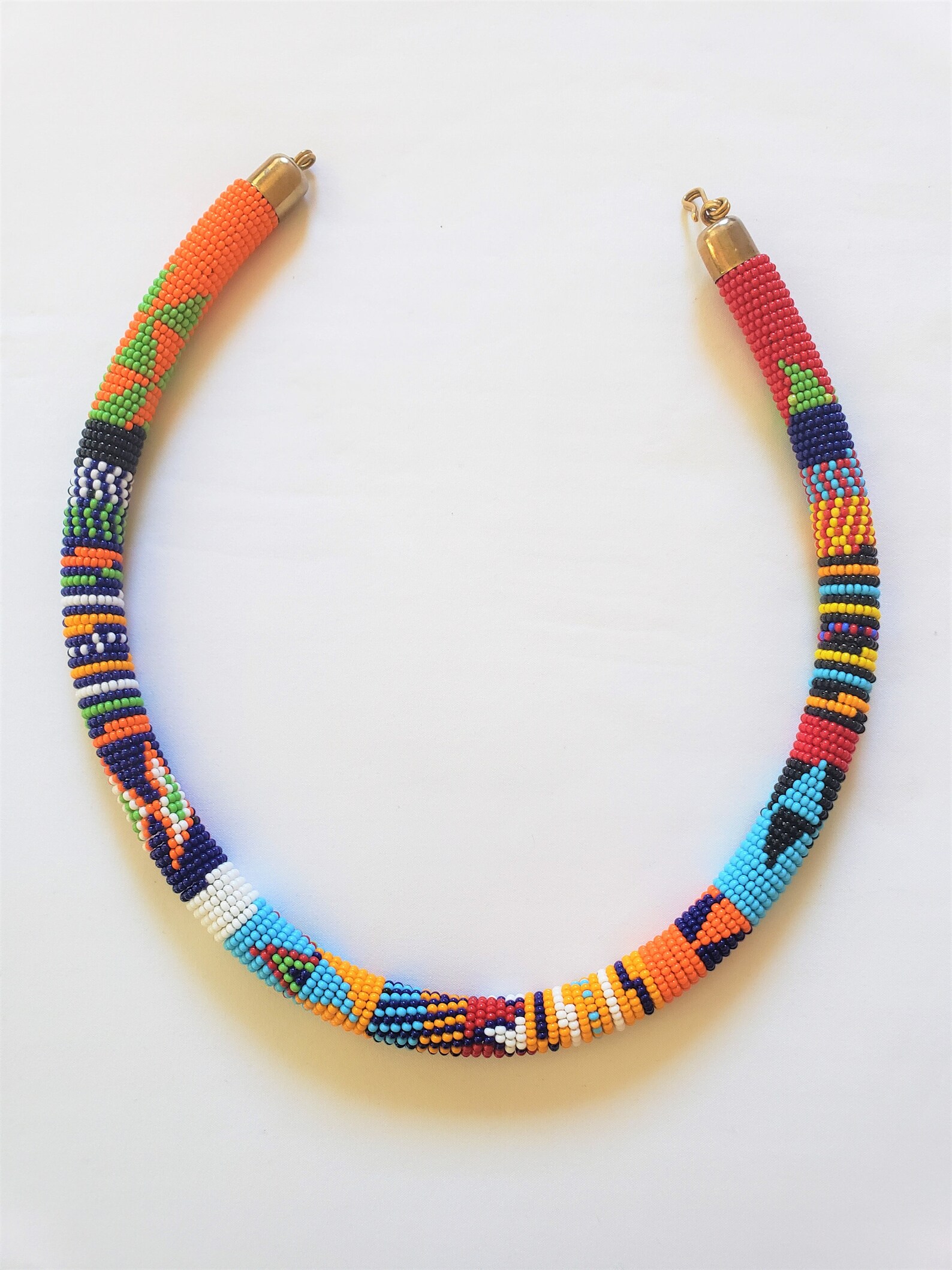 Authentic East African Bead Necklace - Etsy