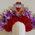 Red Rose Clip, Catrina Headpiece,day of the Dead Headpiece, Dia De Los ...