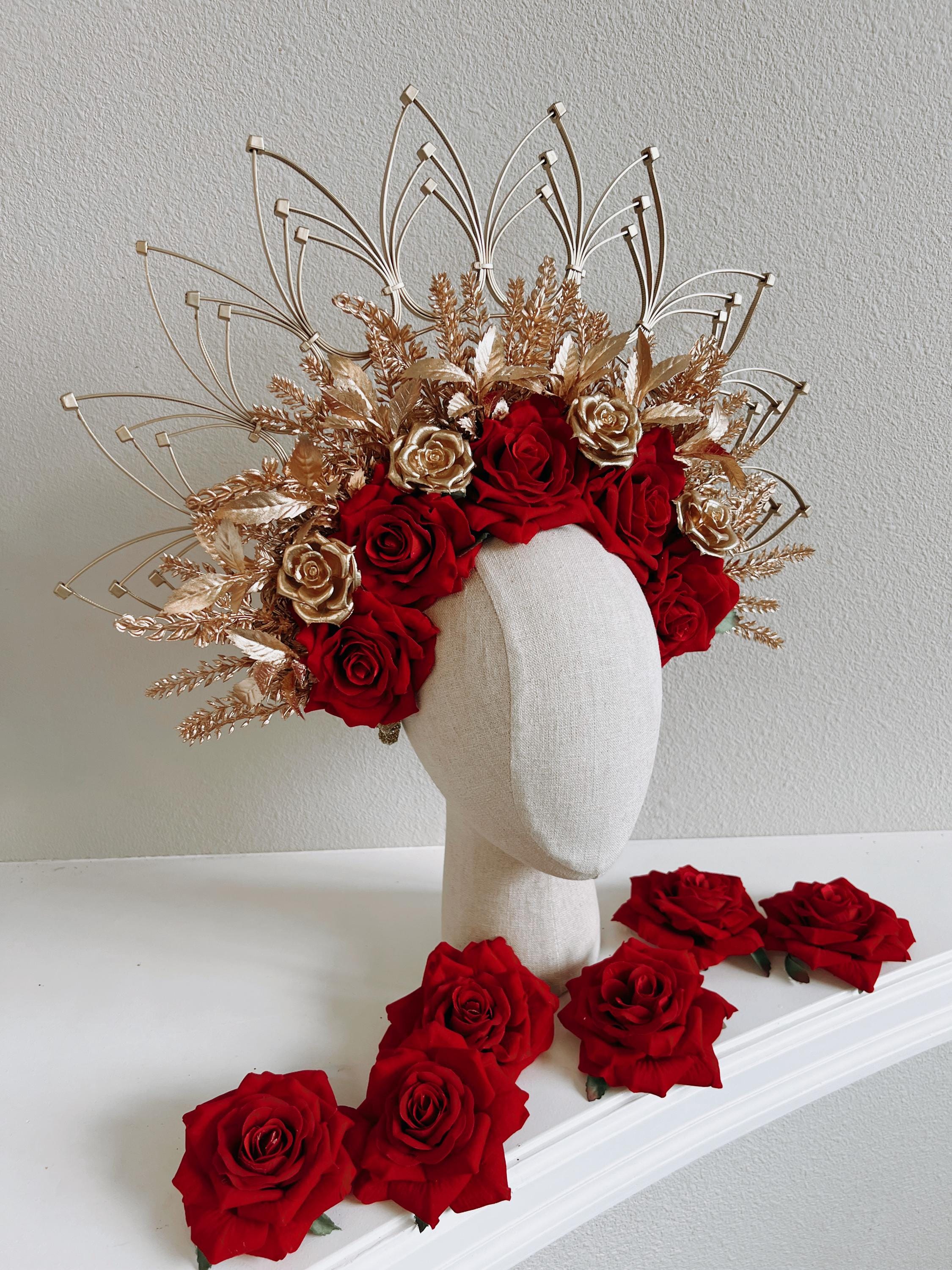 Dia De Muertos Crown,bridal Crown,halo Crown, Frida Khalo,day of the ...