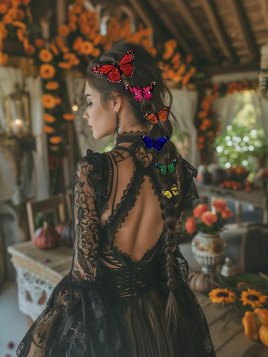 Monarch Butterfly Clip, Monarch Butterfly Headpiece, Monarch Clips, Day ...