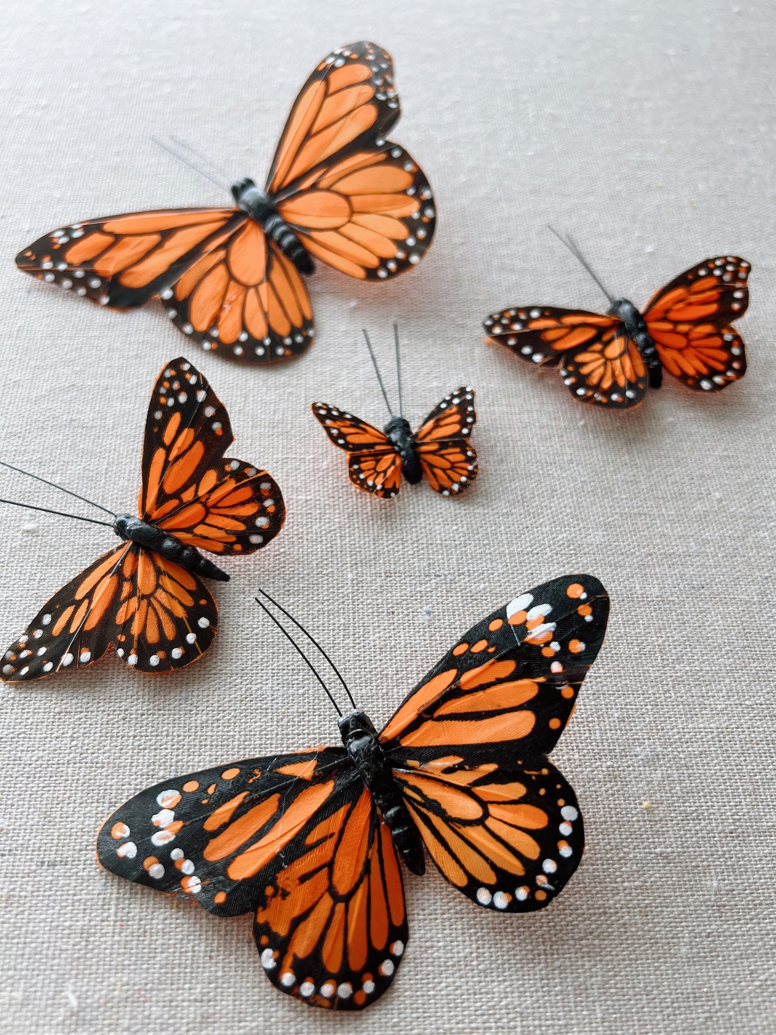 Monarch Butterfly Clip, Monarch Butterfly Headpiece, Monarch Clips, Day ...