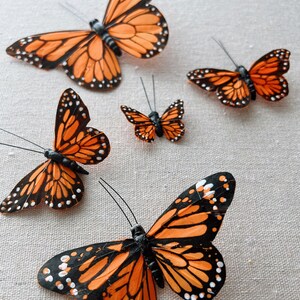 Monarch Butterfly Clip, Monarch Butterfly Headpiece, Monarch Clips, Day ...