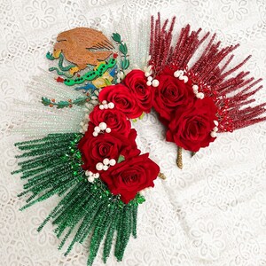 Mexico Crown, Day of the Dead Crown, Flower Headpiece, Mexican Flower ...