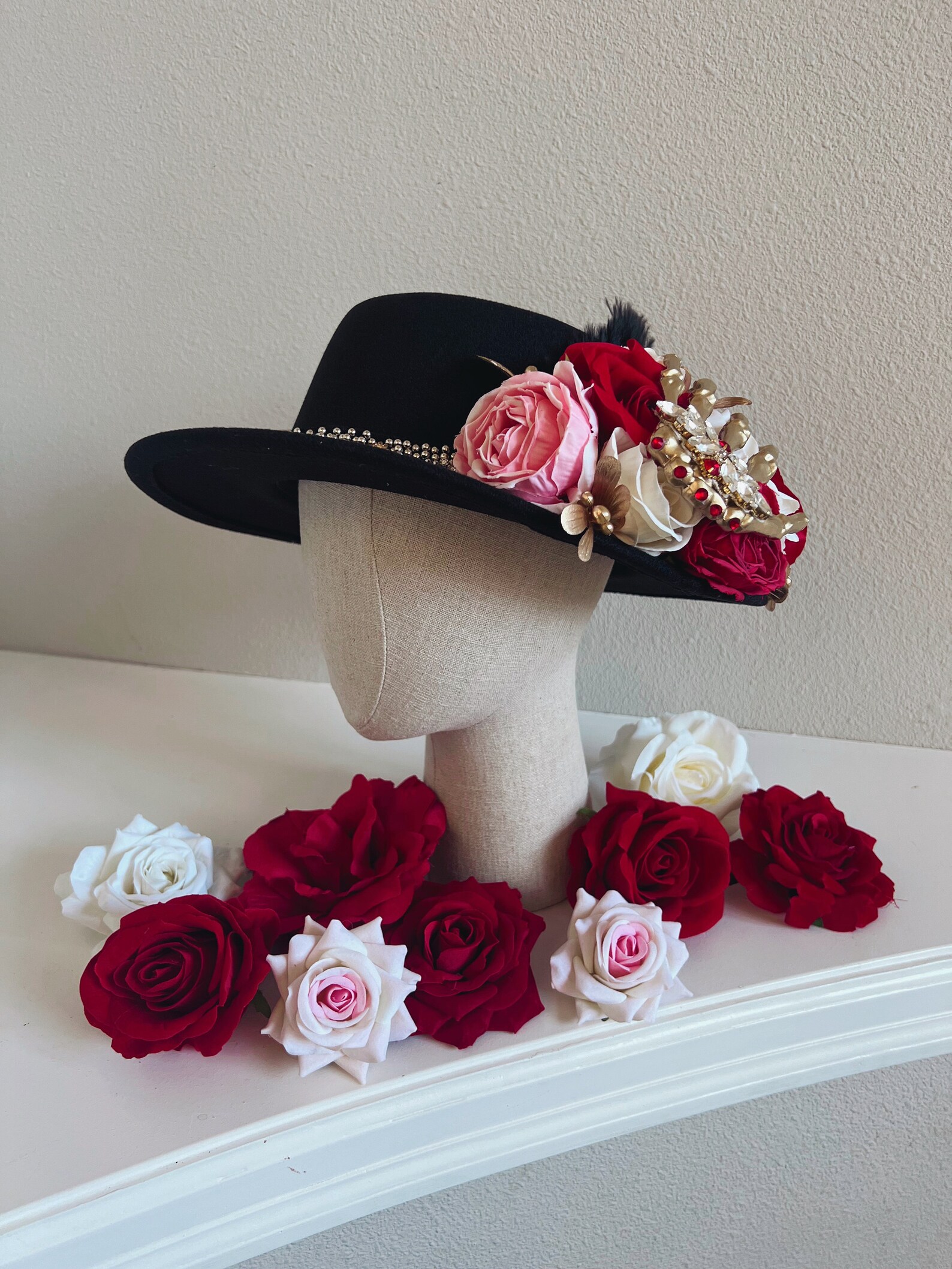 Catrina Hat Day of the Dead Dia De Los Muertos Womans Hat - Etsy