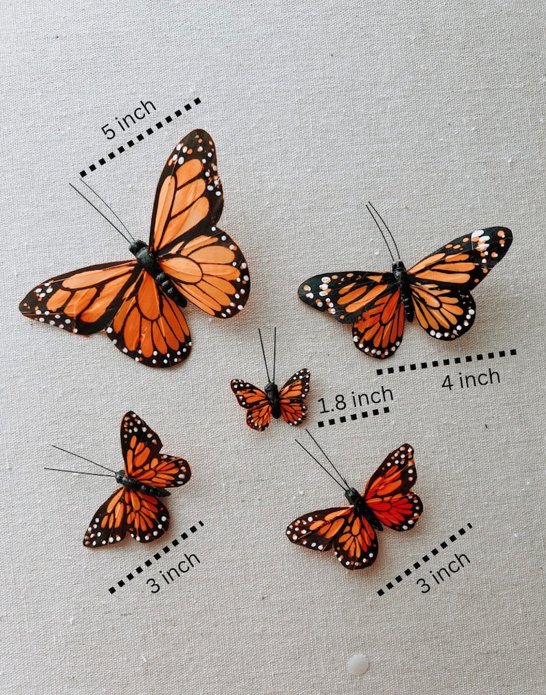 Monarch Butterfly Clip, Monarch Butterfly Headpiece, Monarch Clips, Day ...