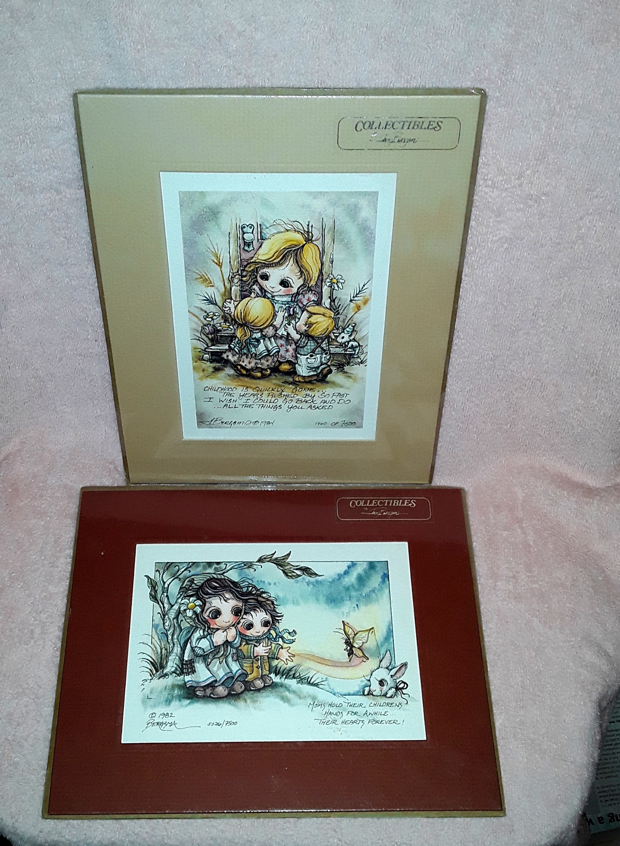 Rare JODY BERGSMA Signed Prints 1980s Art Prints Signed Numbered Matted ...