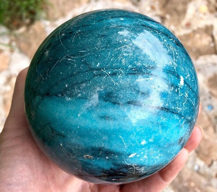 96mm Tibetan Turquoise large Sphere