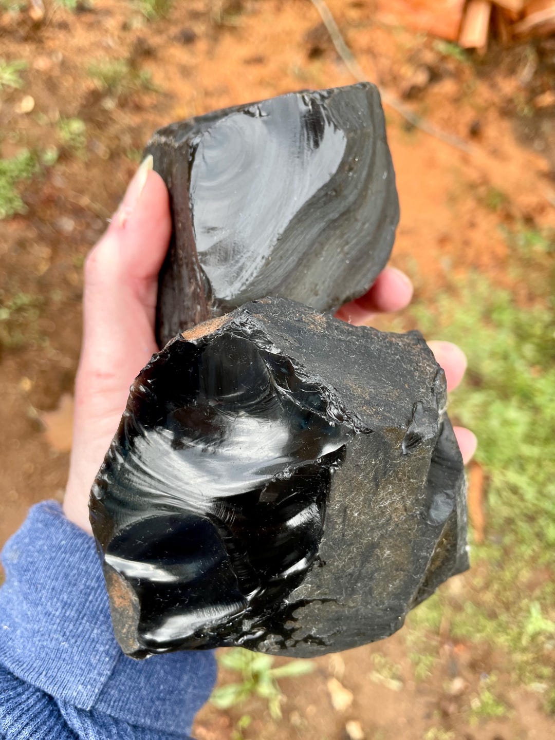Rainbow Obsidian Rough Mineral Displays or Lapidary Specimens 3.39 Lbs ...