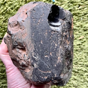 Black Banded Obsidian Mineral Display Specimen 4.33 Lbs - Etsy