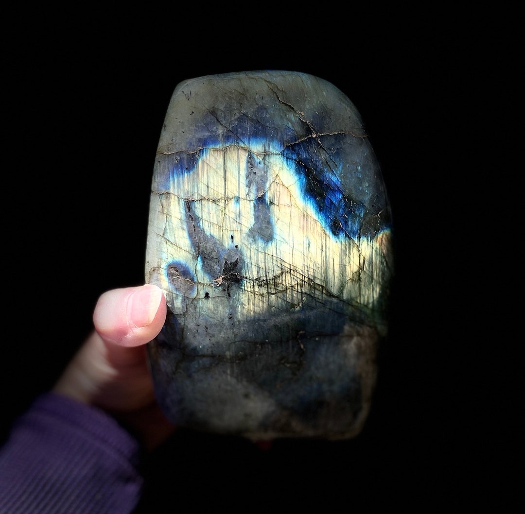 3.8 Lb Standing Labradorite Freeform Mineral Display Specimen - Etsy