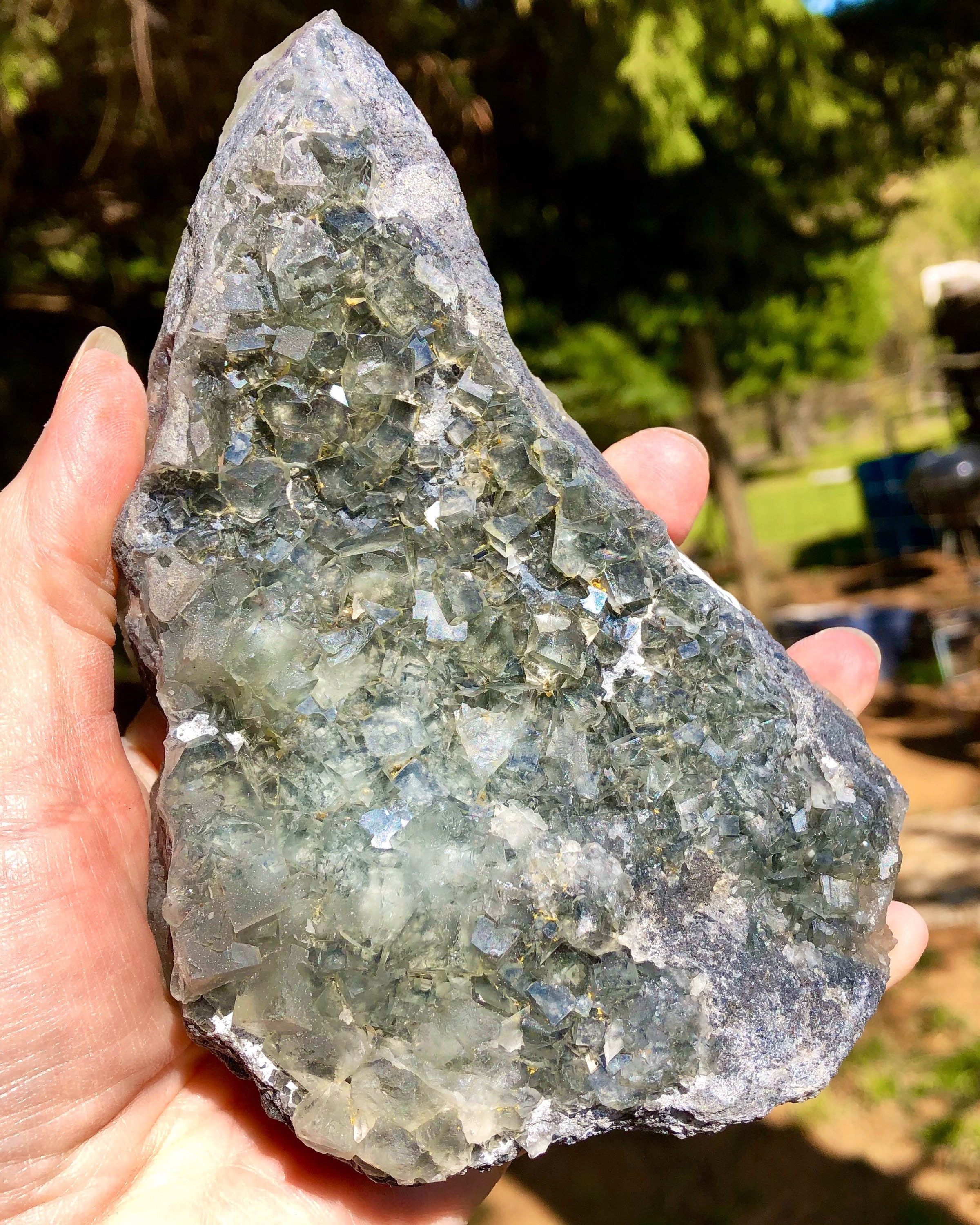 826g Double Sided Green Fluorite Crystal Cluster Mineral Display Specimen 826g Double Sided Green Fluorite Crystal Cluster Mineral Display Specimen