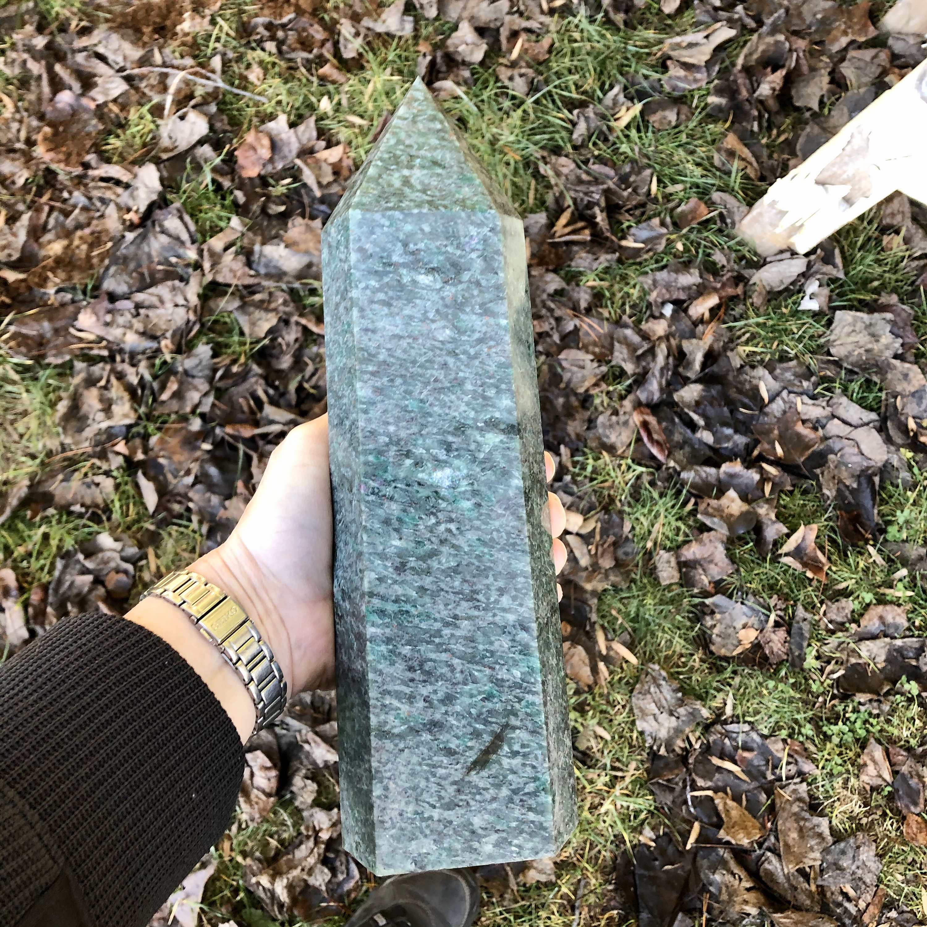 2864g Large Snowflake Jasper Obelisk Pillar Tower Point Stone Mineral ...