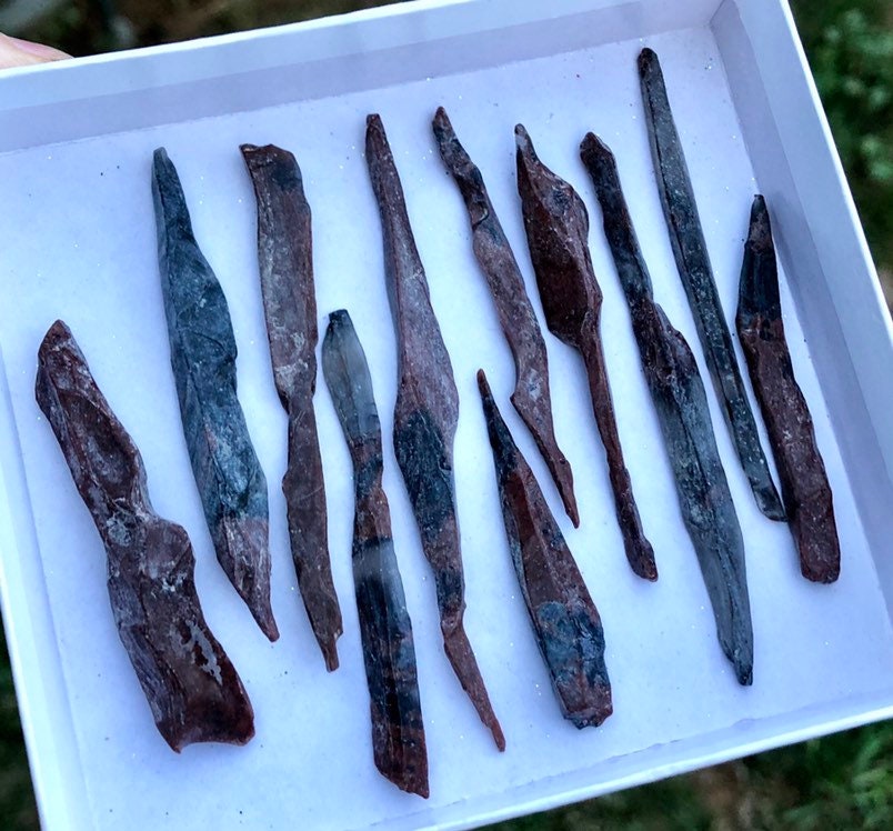 Obsidian Needles 11 Mahogany Obsidian Needles