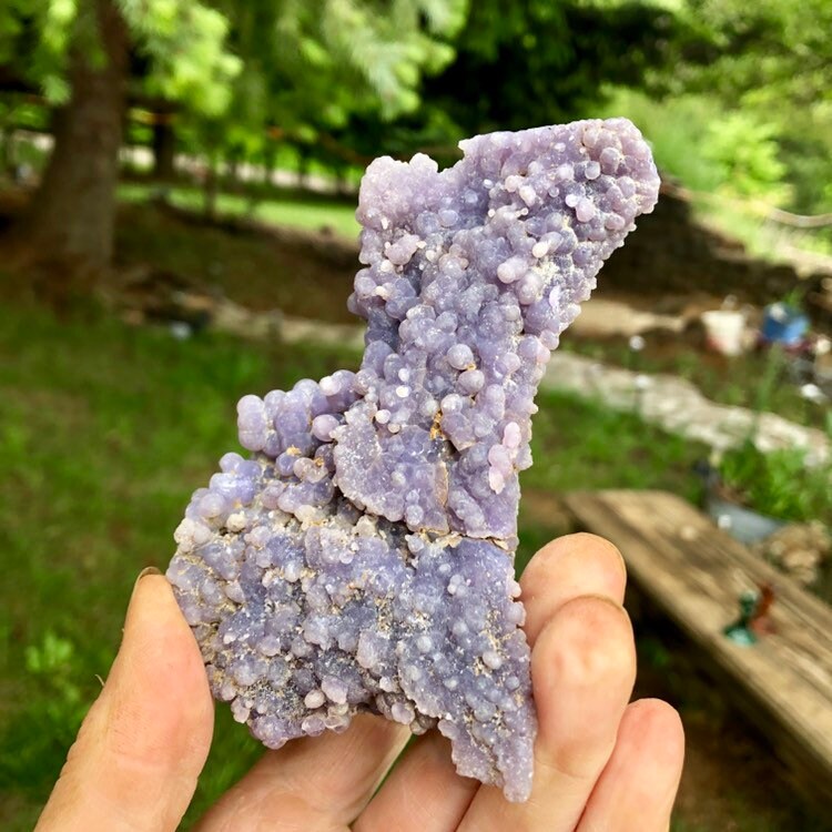 Botryoidal Grape Agate Crystal Cluster Specimen