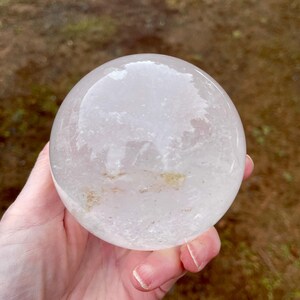 84mm Quartz Sphere Orb Crystal Ball - Etsy