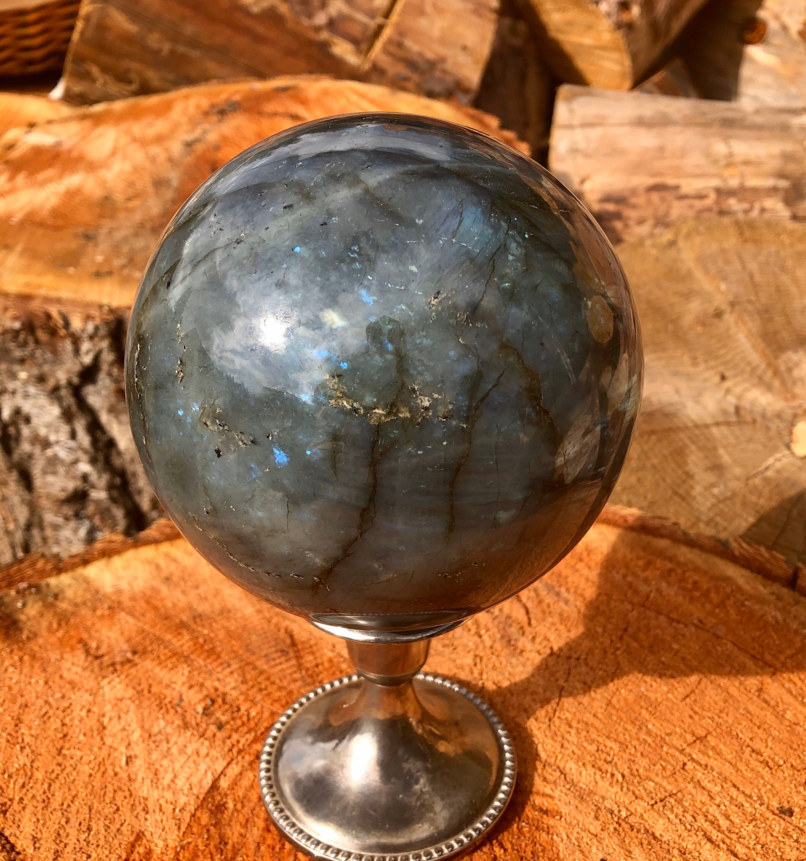 107mm Labradorite Sphere Ball Orb Large Specimen