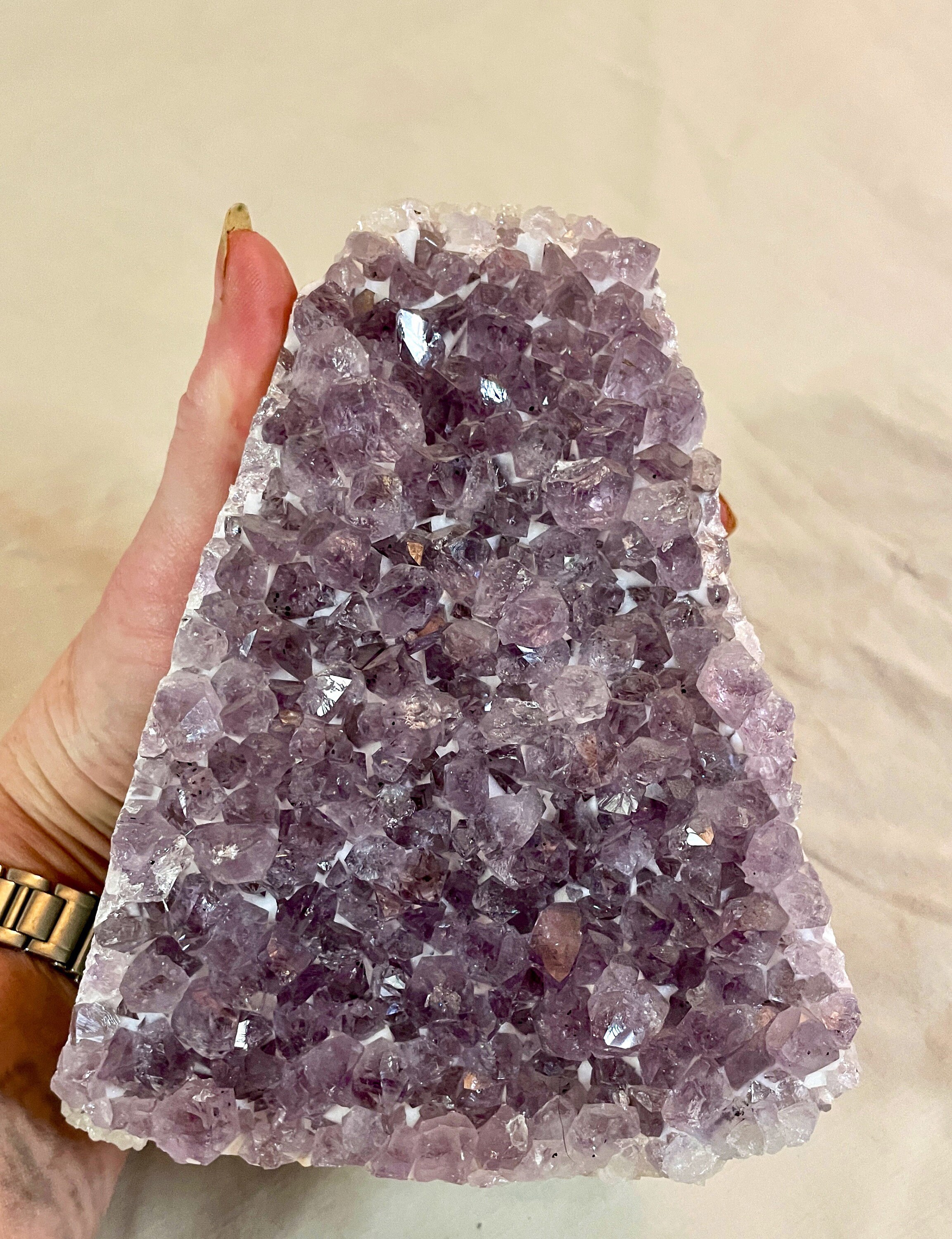 4.16 lb Amethyst Crystal Cluster Standing Display Specimen