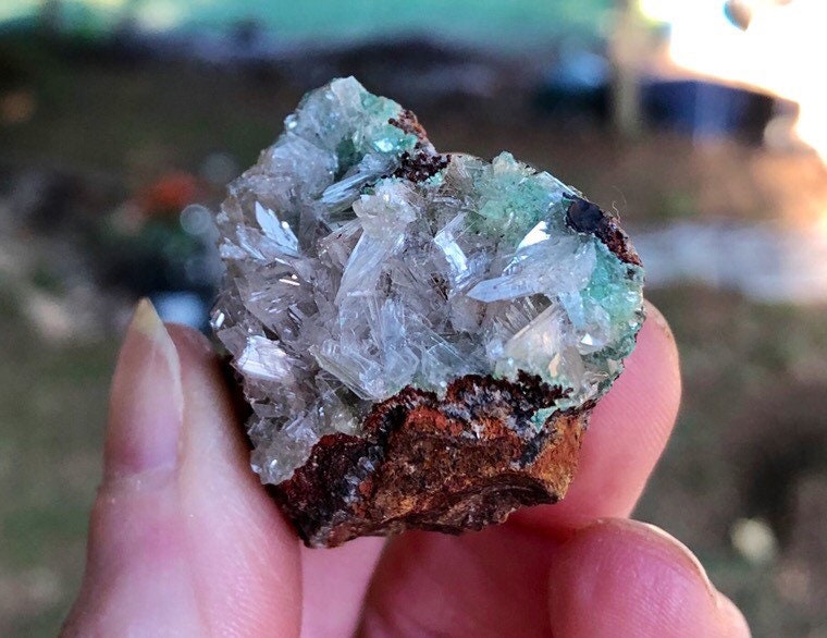 ADAMITE Crystal Cluster on Matrix