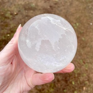 84mm Quartz Sphere Orb Crystal Ball - Etsy