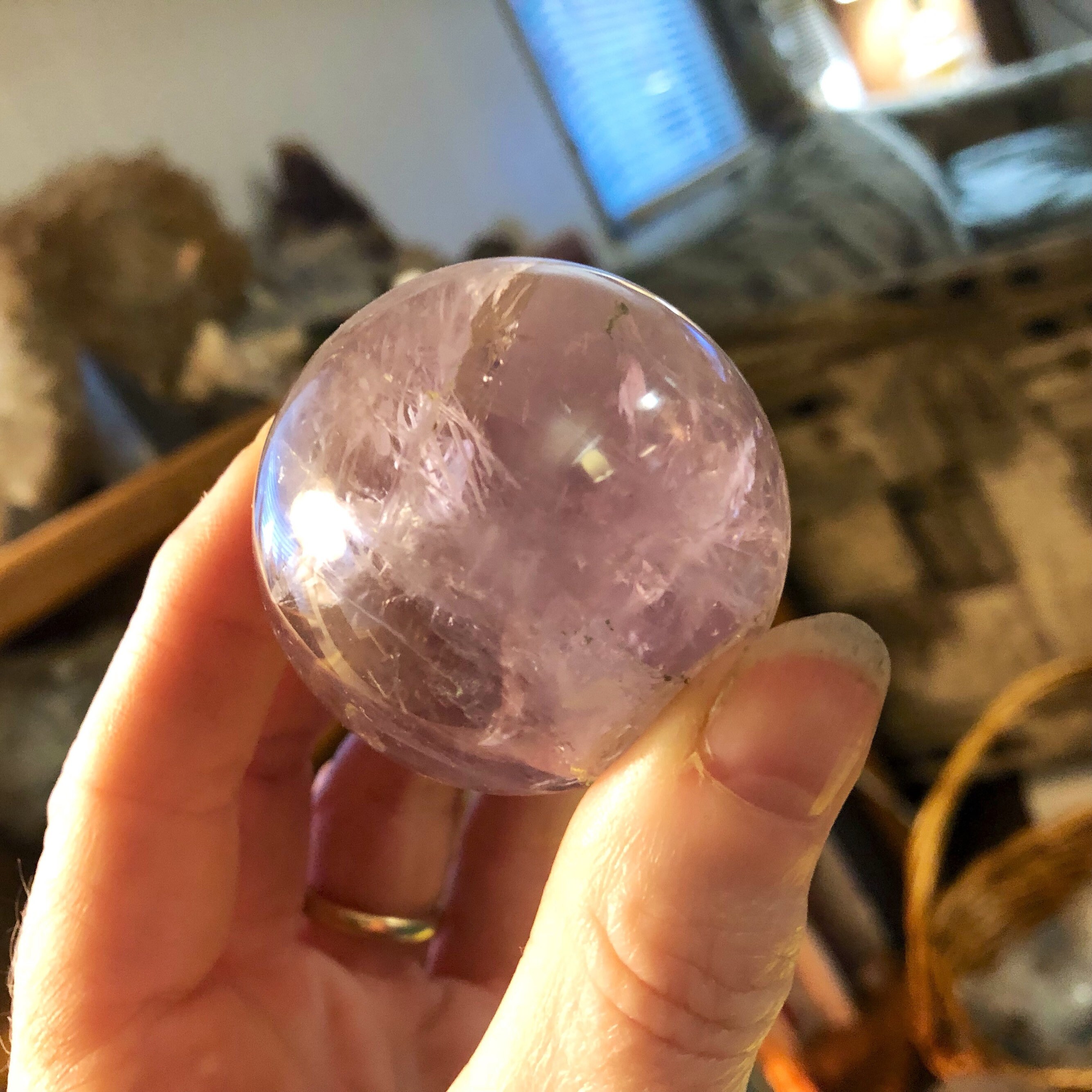 50mm Amethyst Stone Sphere
