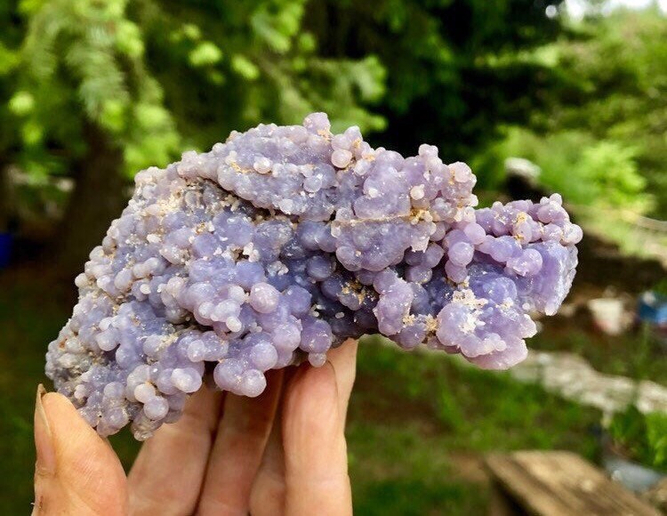 Botryoidal Grape Agate Crystal Cluster Specimen