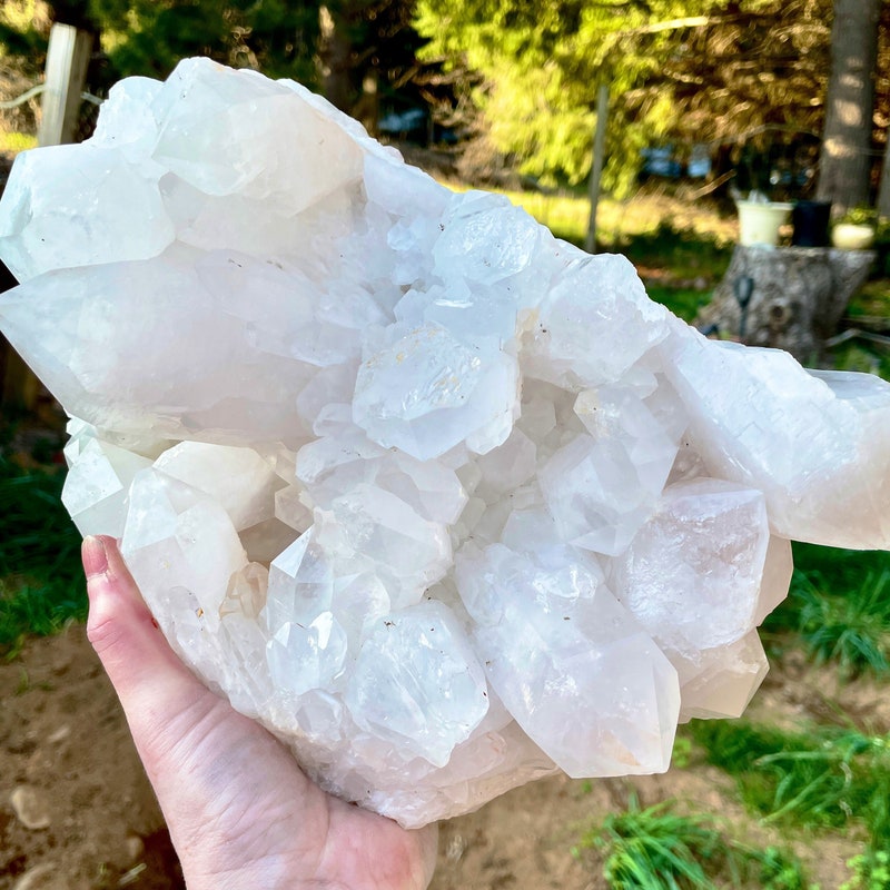 Quartz Crystal Cluster - Etsy