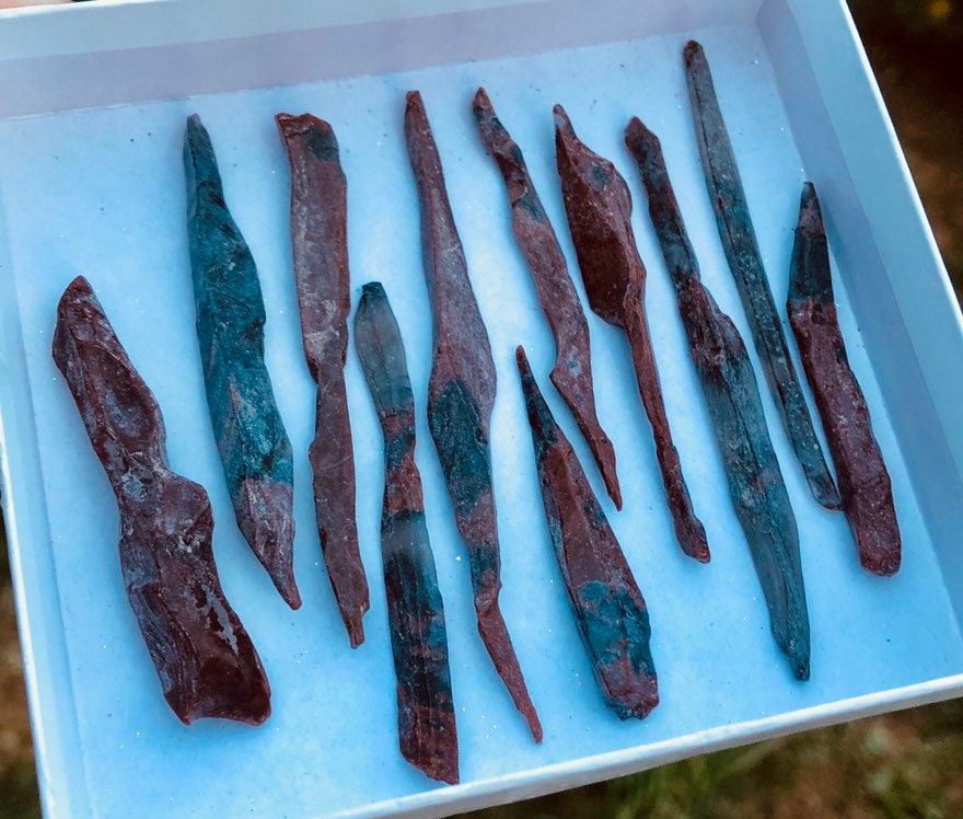 Obsidian Needles 11 Mahogany Obsidian Needles