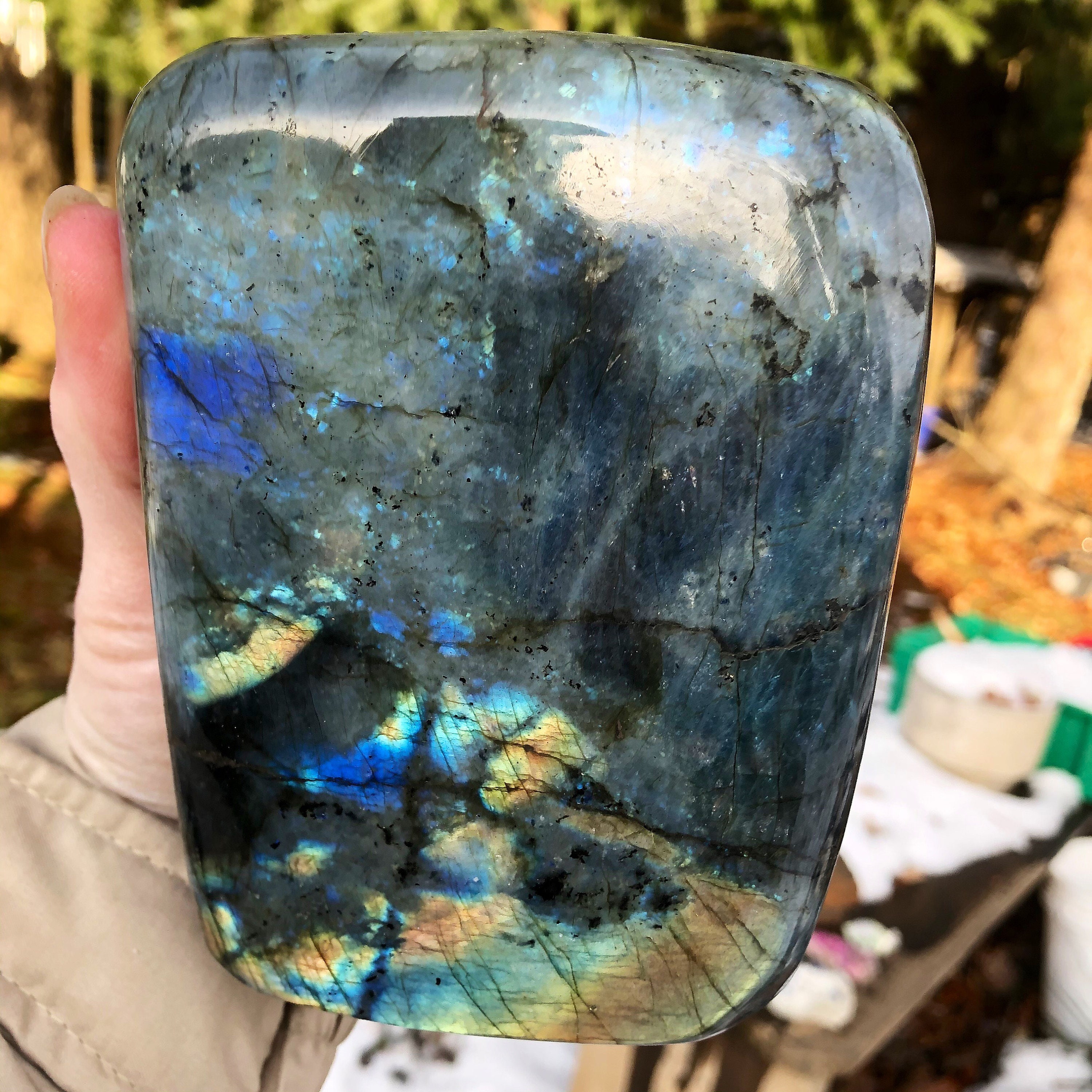 1598g Labradorite Polished Standing Freeform Specimen