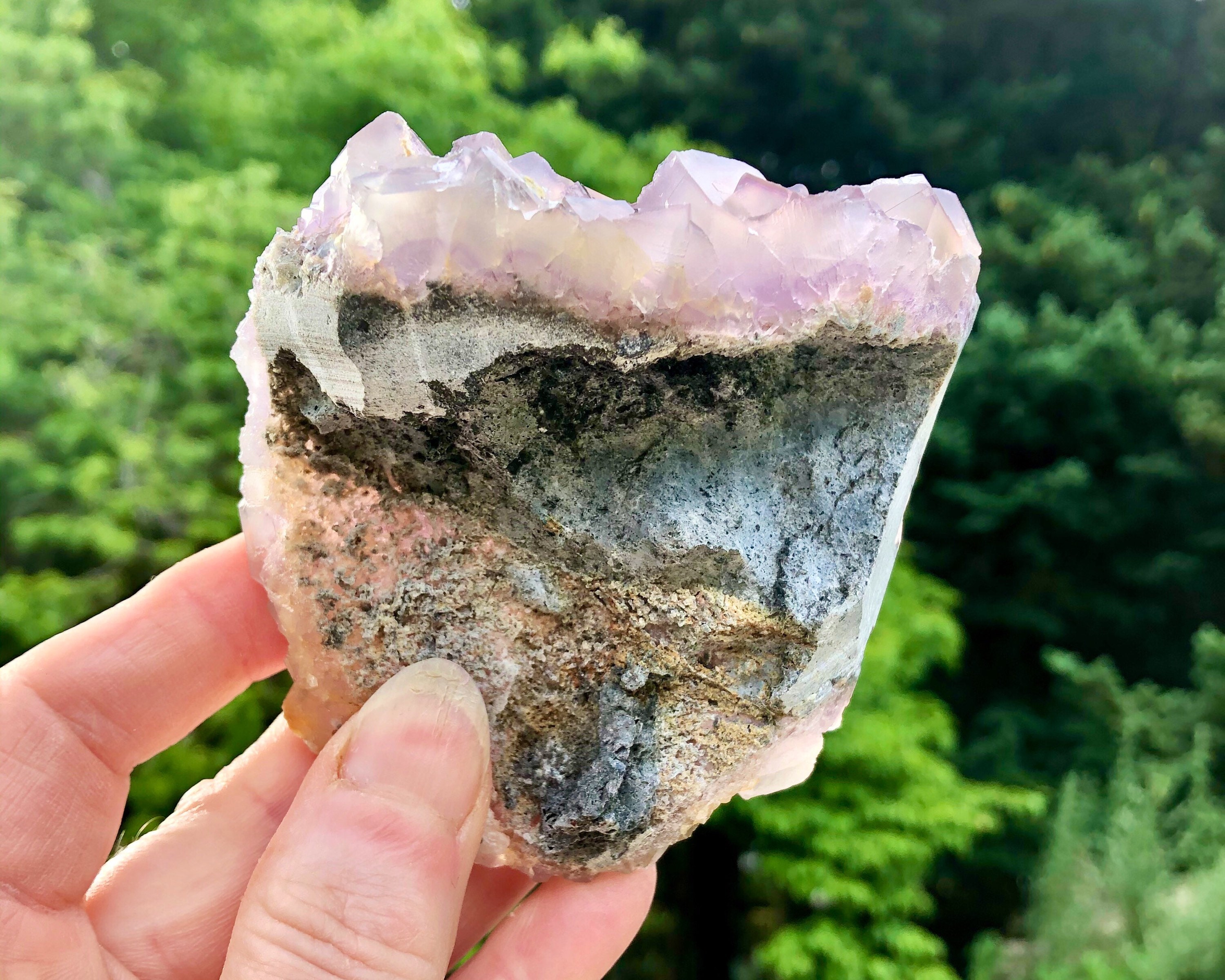310g Purple Cubic Fluorite Crystal Cluster Mineral Display Specimen