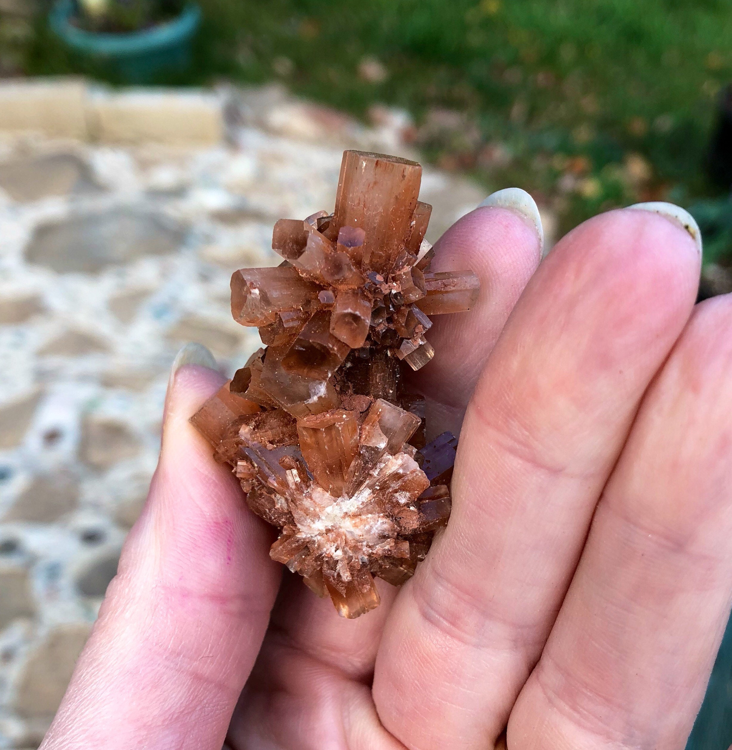 Double Aragonite Star Cluster Crystal