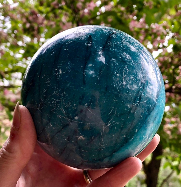 96mm Tibetan Turquoise large Sphere