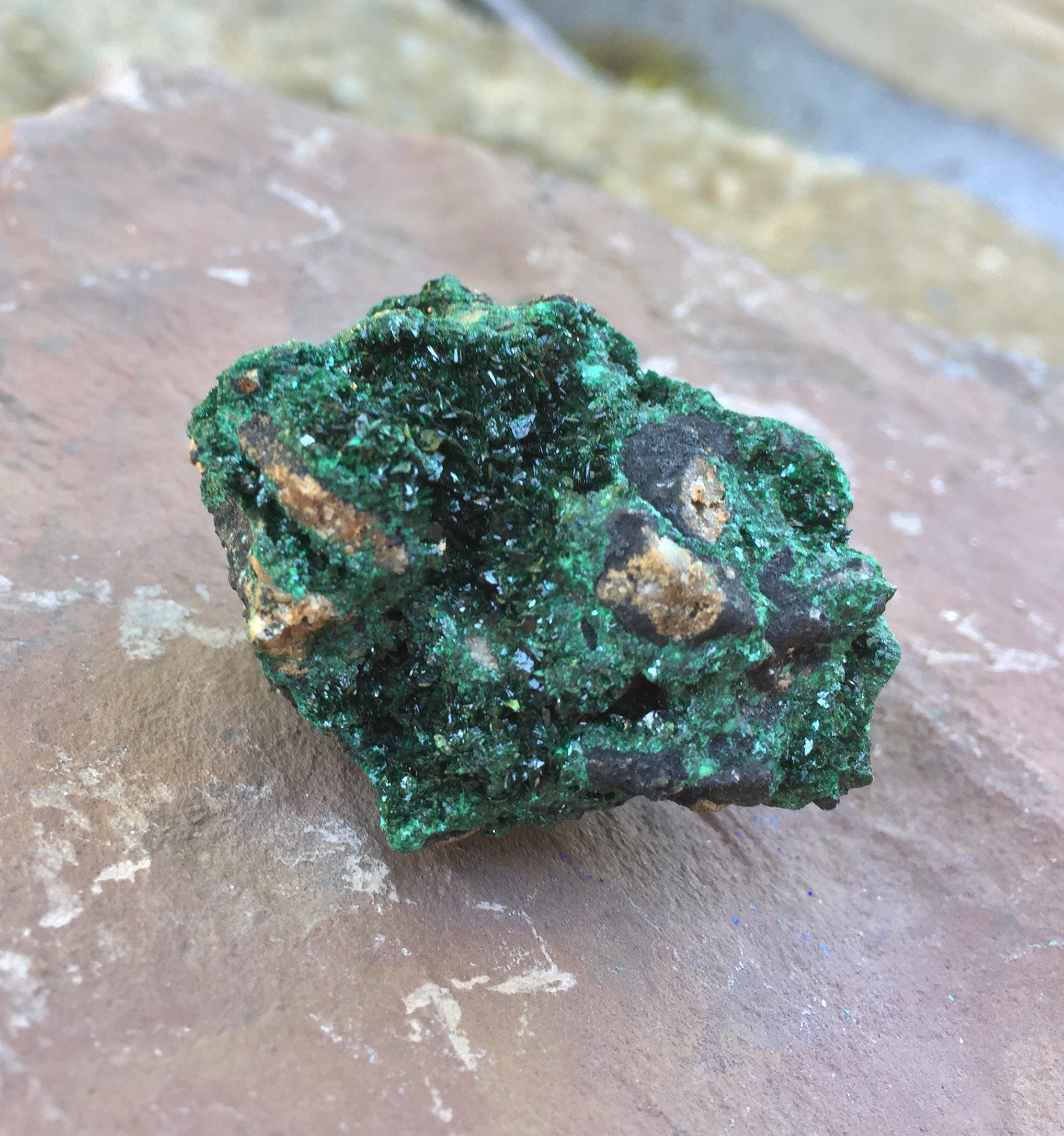 Druzy Malachite Crystal Specimen druzy-malachite-crystal-specimen